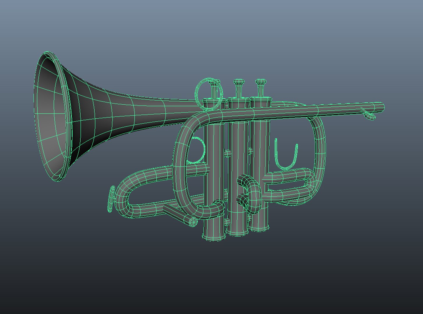 trumpet 3d model