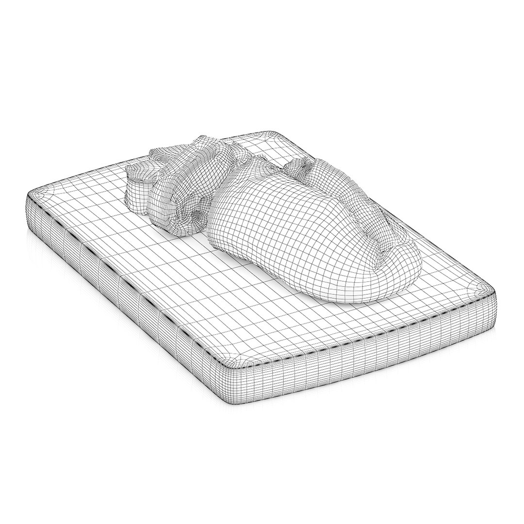 3d Model Sliced Bread