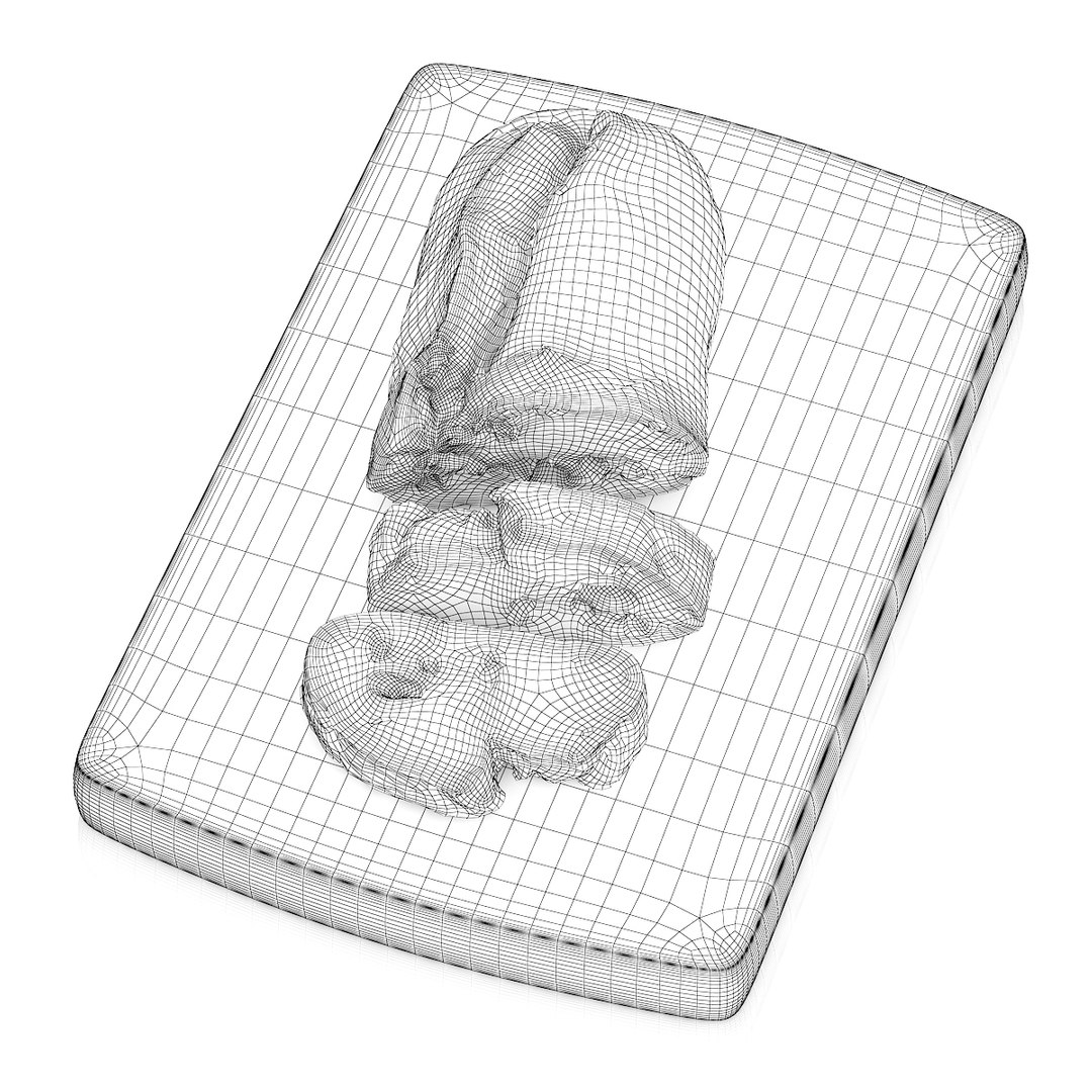 3d Model Sliced Bread