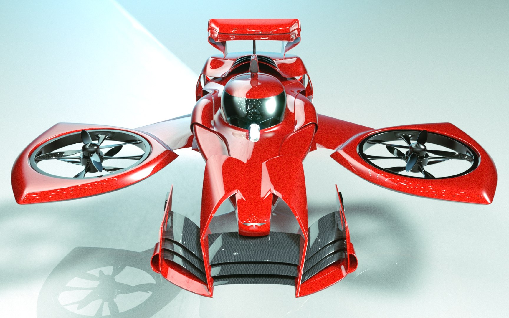 3D Model T Copter Car 54 - TurboSquid 2074226