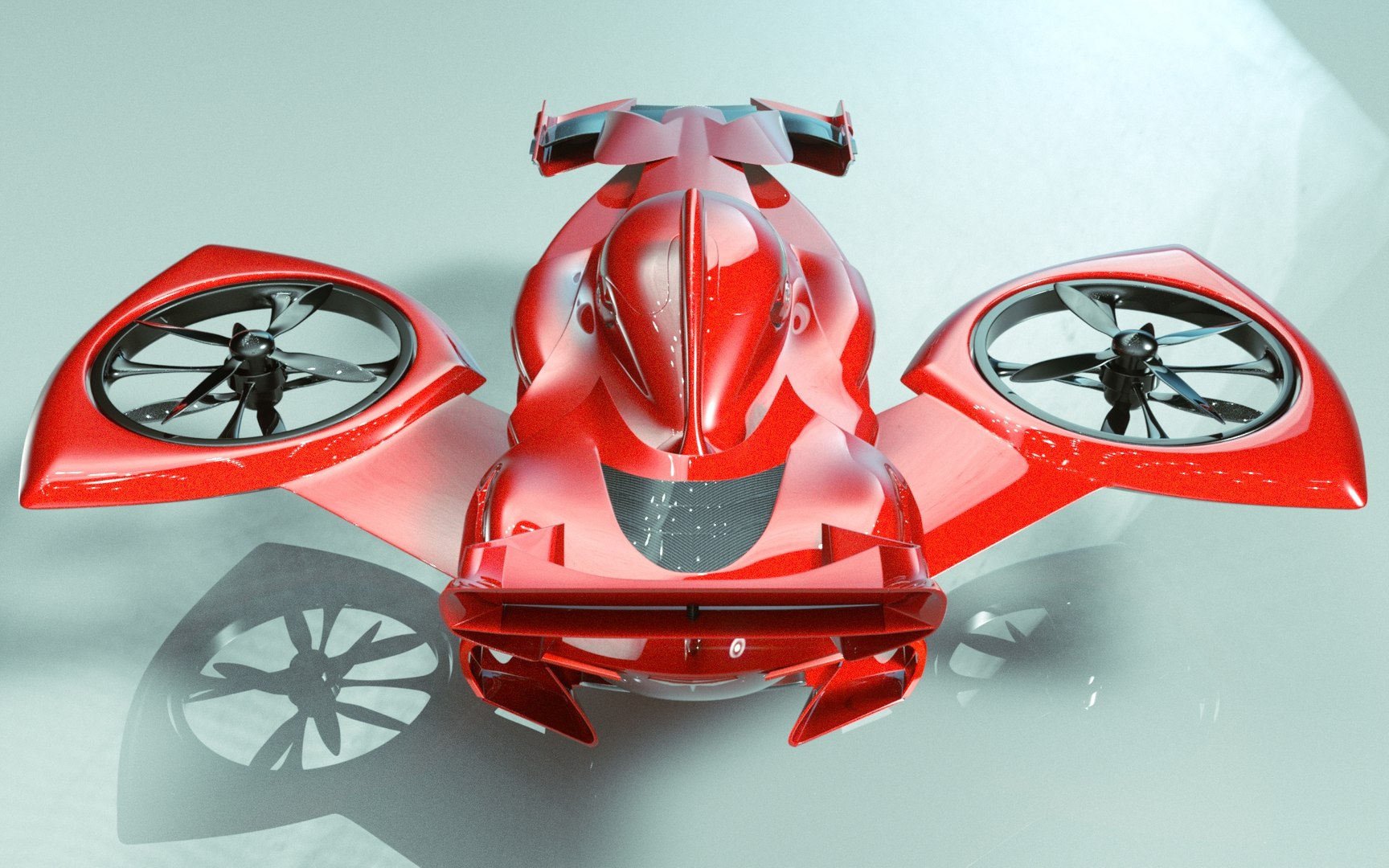 3D Model T Copter Car 54 - TurboSquid 2074226