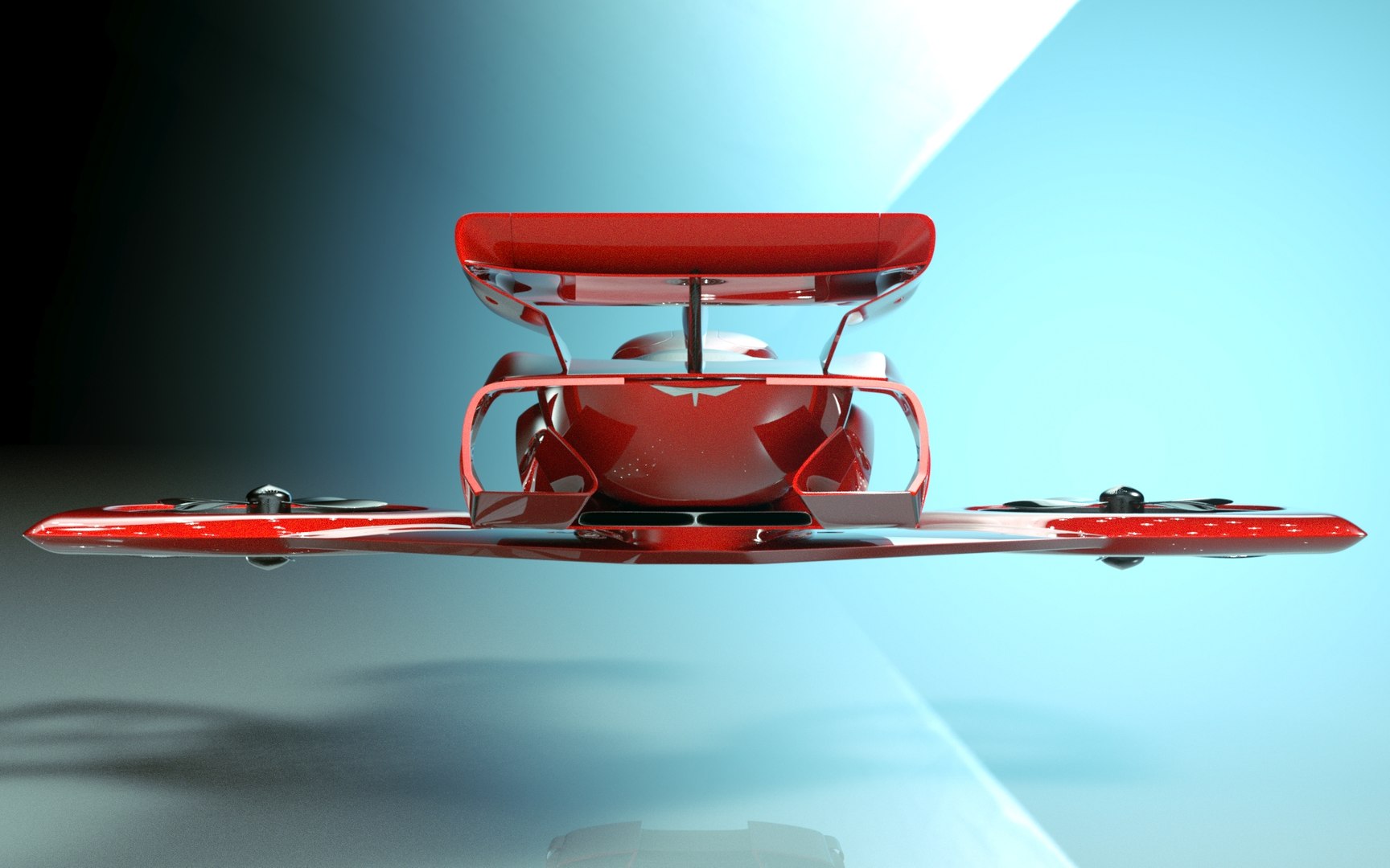 3D Model T Copter Car 54 - TurboSquid 2074226