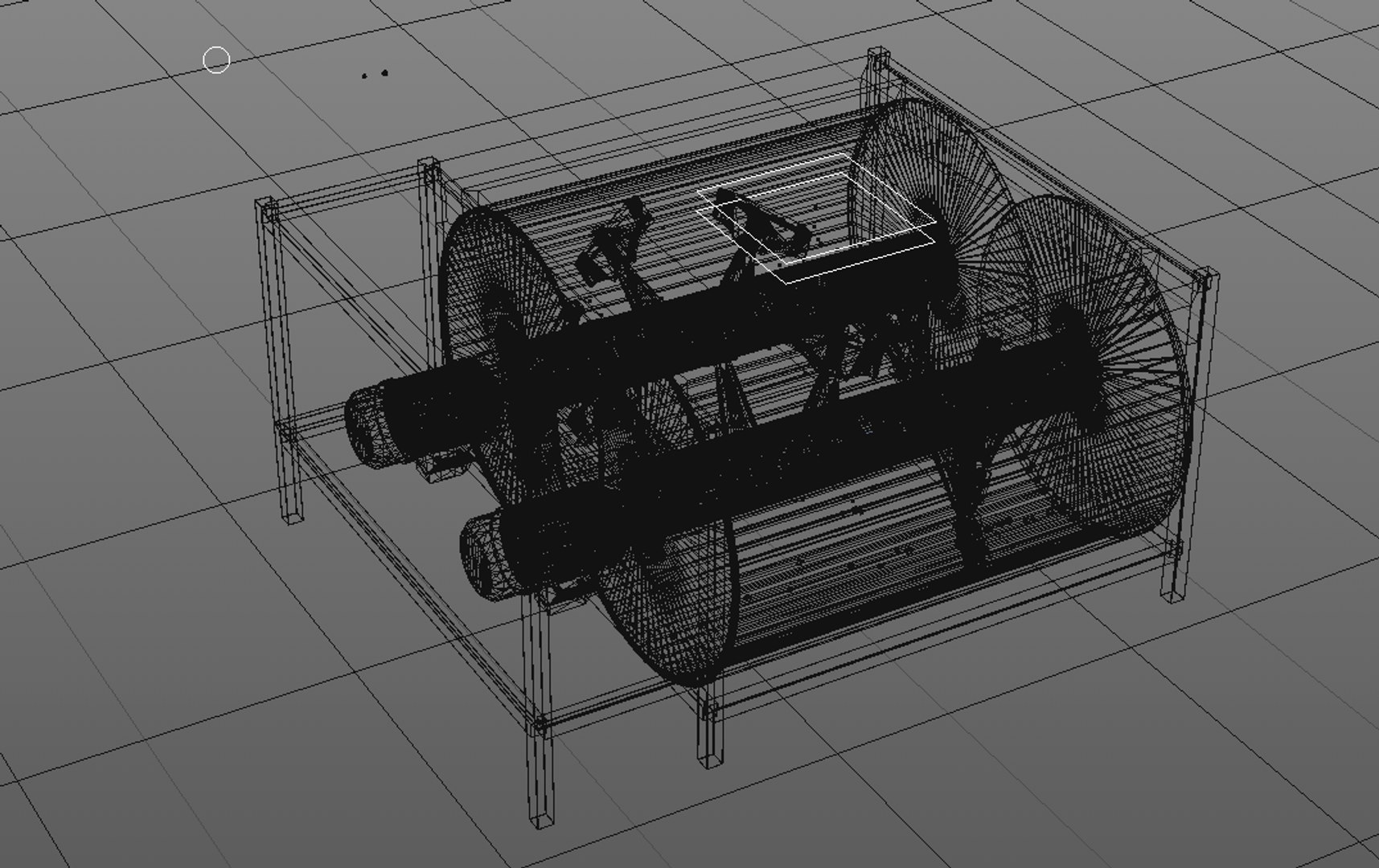3d Mischer Horizontalmischer Model