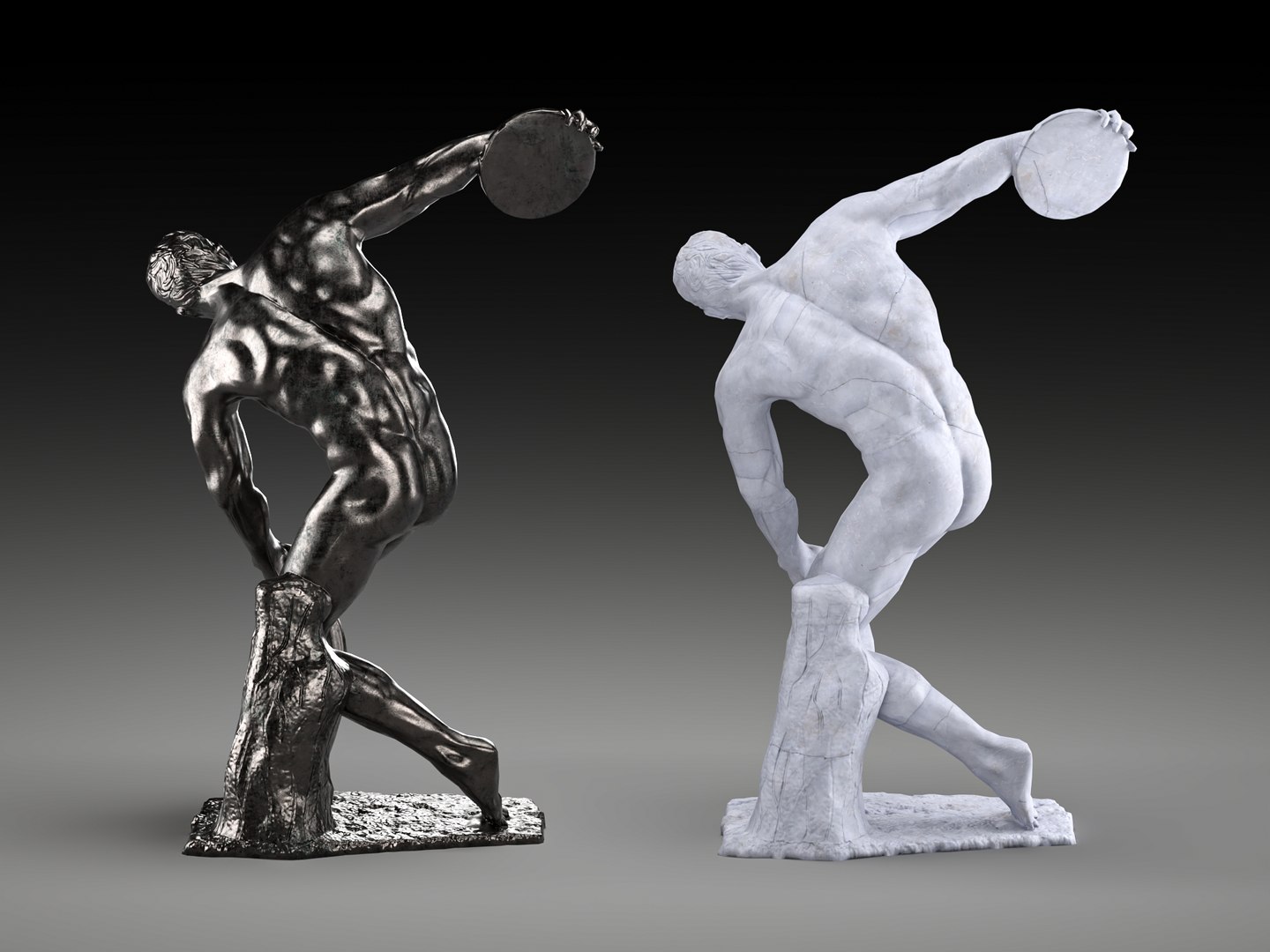 Discobolus Of Myron 3D Model - TurboSquid 2190281