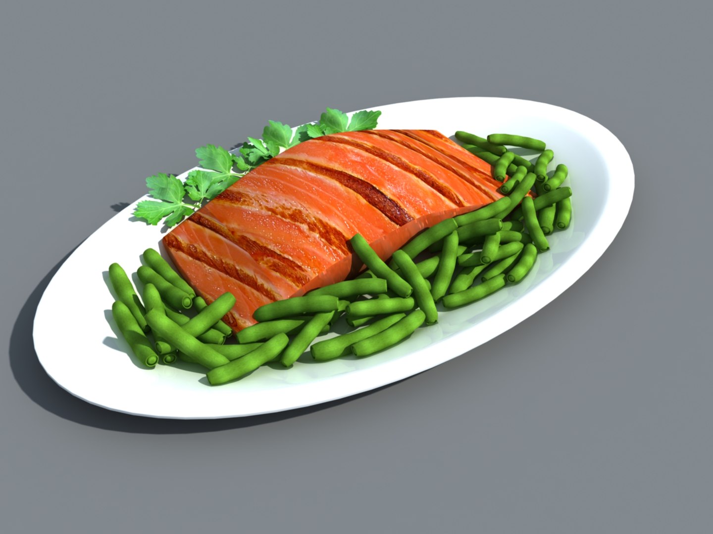 3ds max food pizza sushi