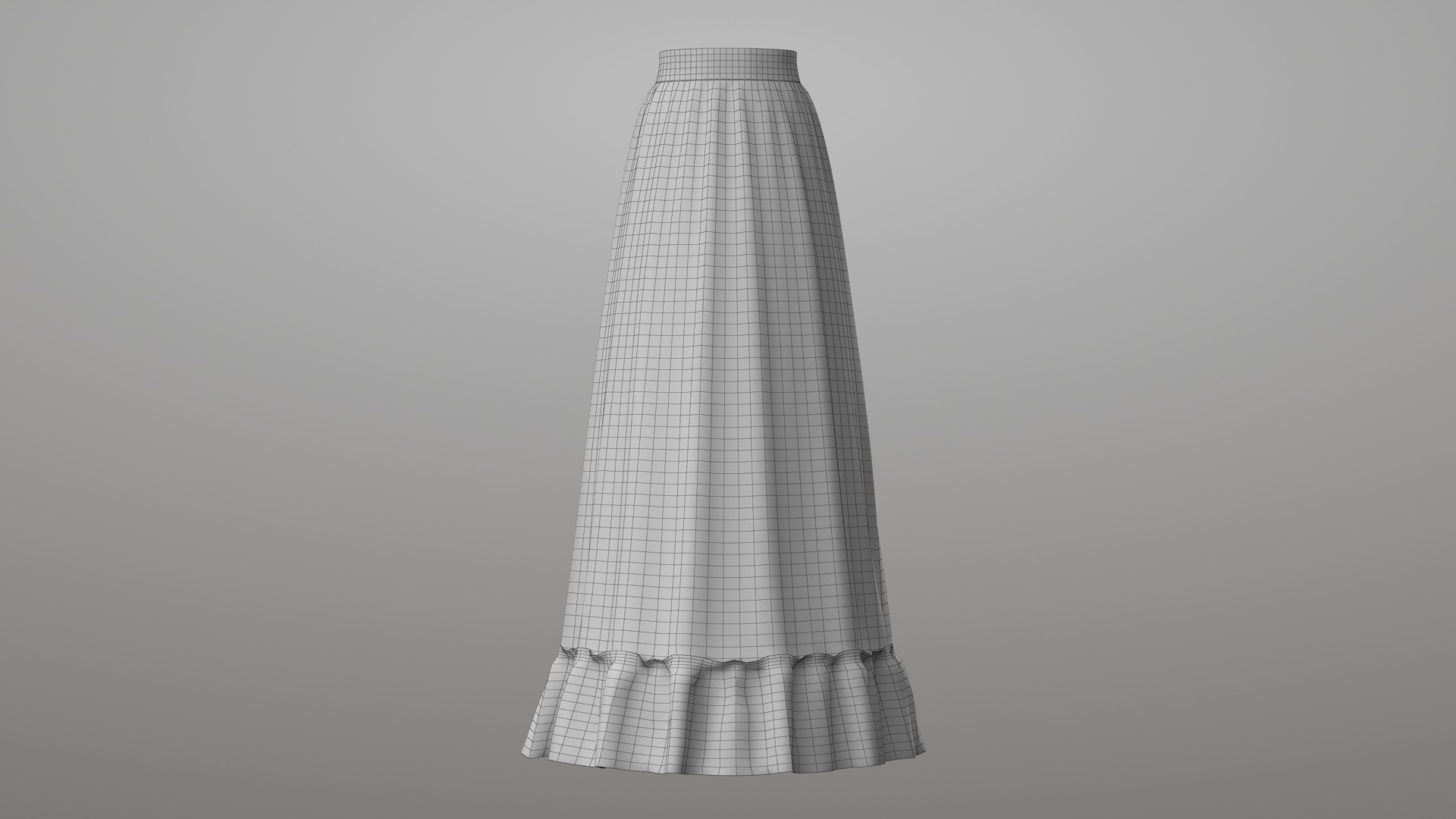 Blouse And Skirt PBR 3D Model - TurboSquid 2206568