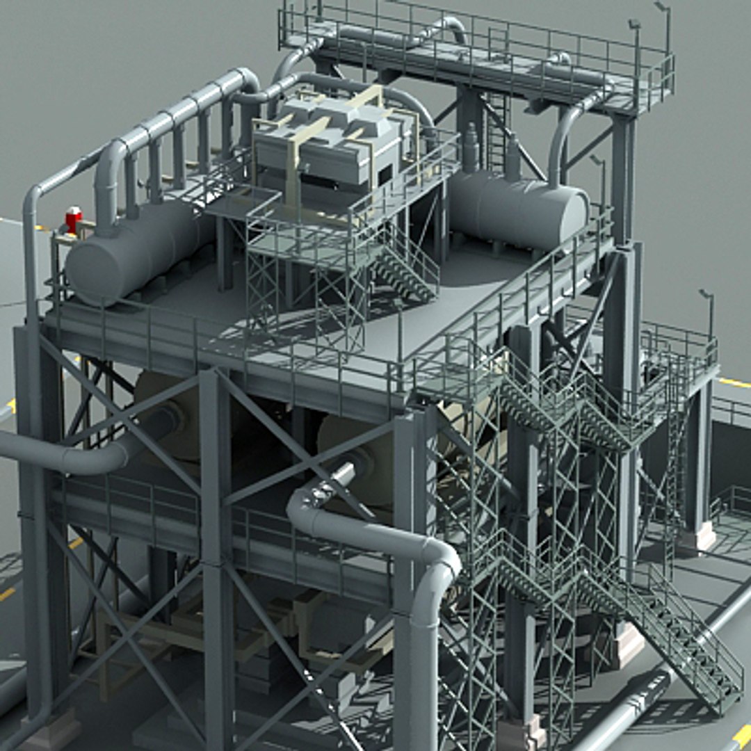 Industrial Building Dxf