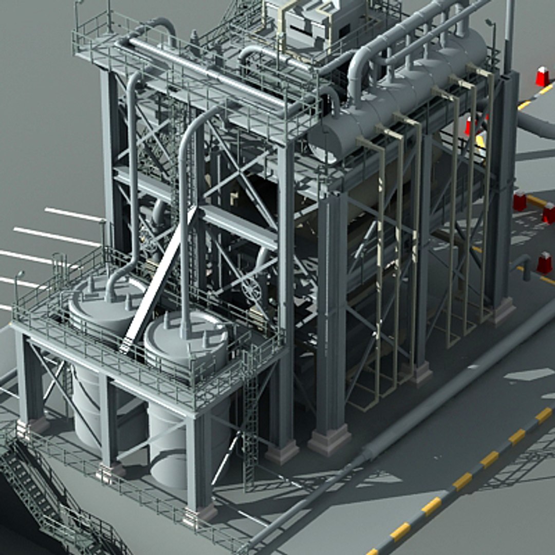 Industrial Building Dxf