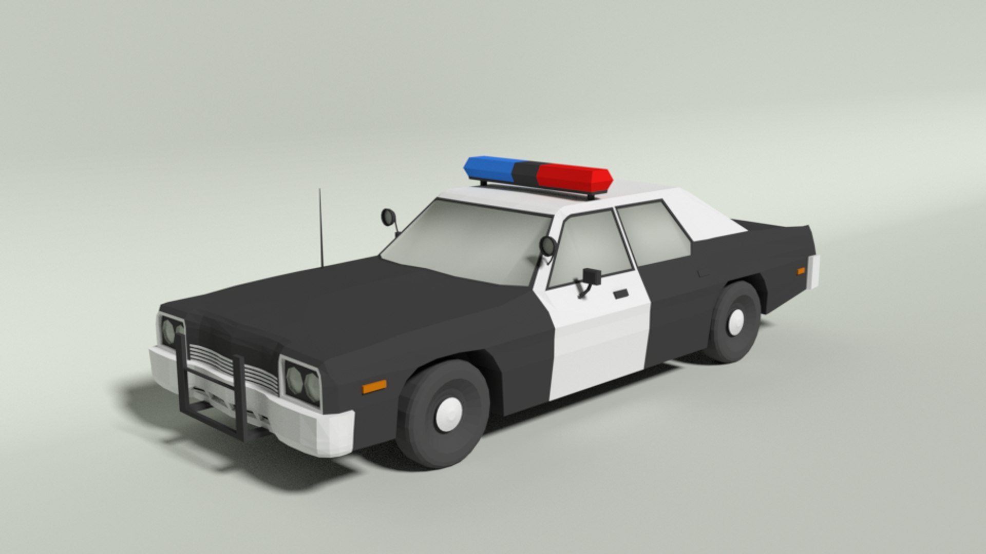 Dodge Monaco Police Car Model - TurboSquid 1470046