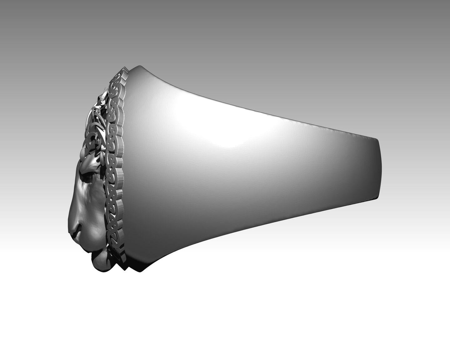 Jewelry Ring Tiger 3D Model - TurboSquid 2358124