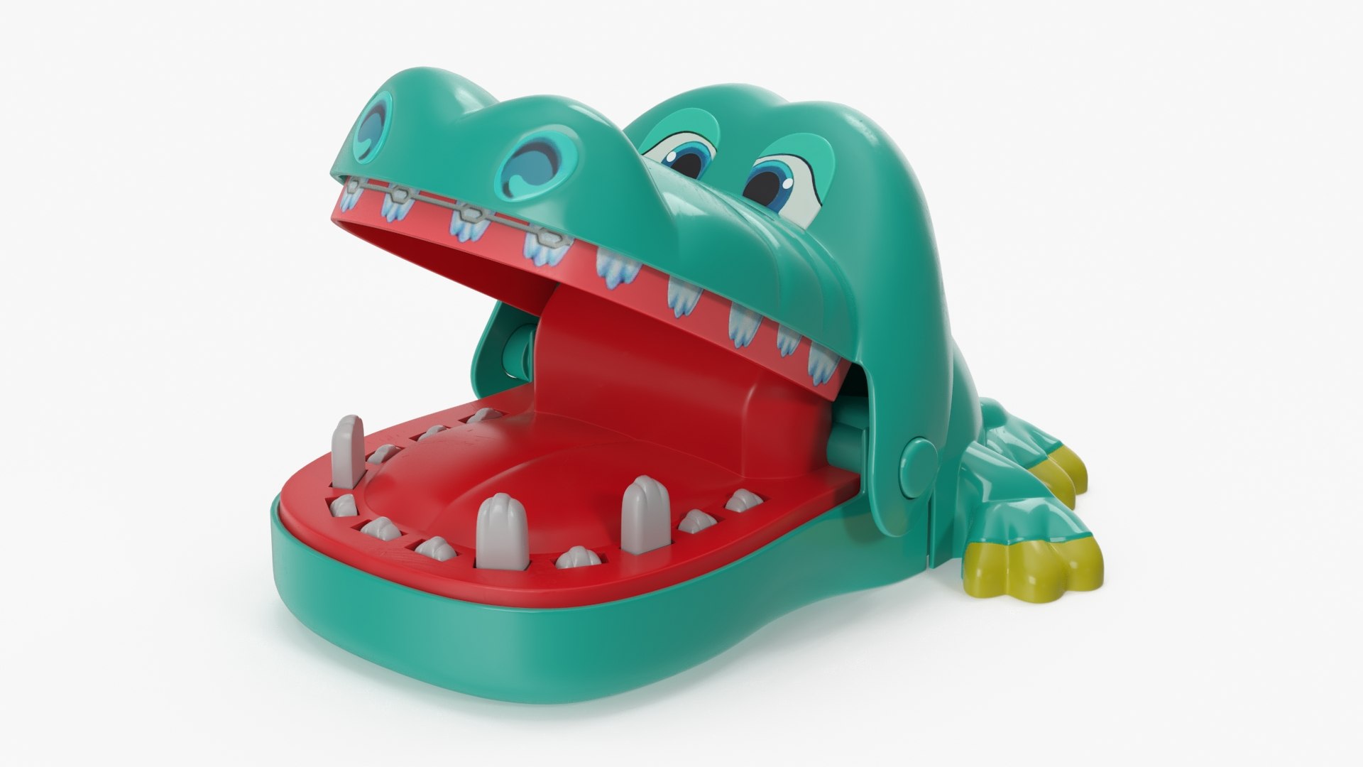 3D Sky Blue Crocodile Dentist - TurboSquid 2370112