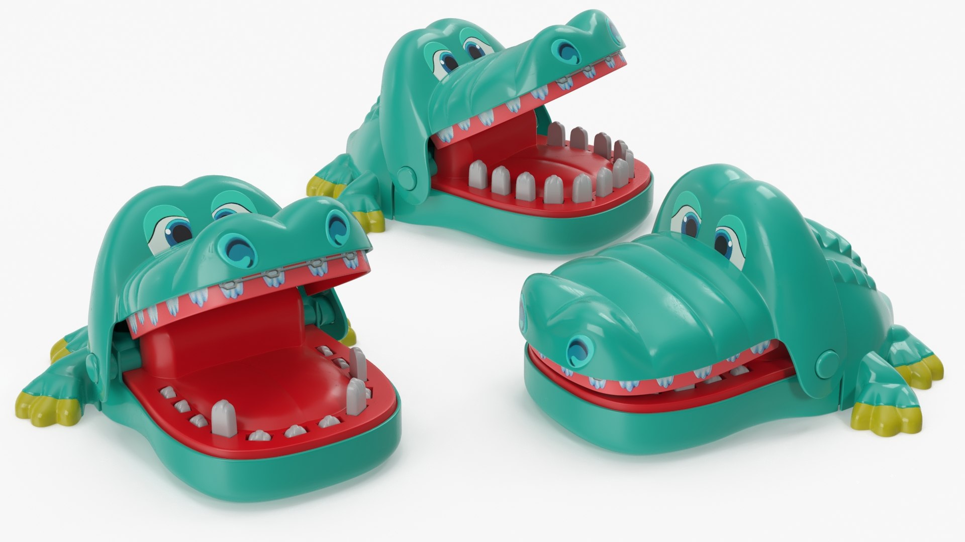 3D Sky Blue Crocodile Dentist - TurboSquid 2370112