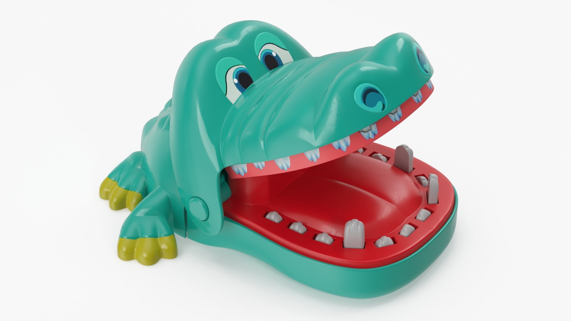 3D Sky Blue Crocodile Dentist - TurboSquid 2370112