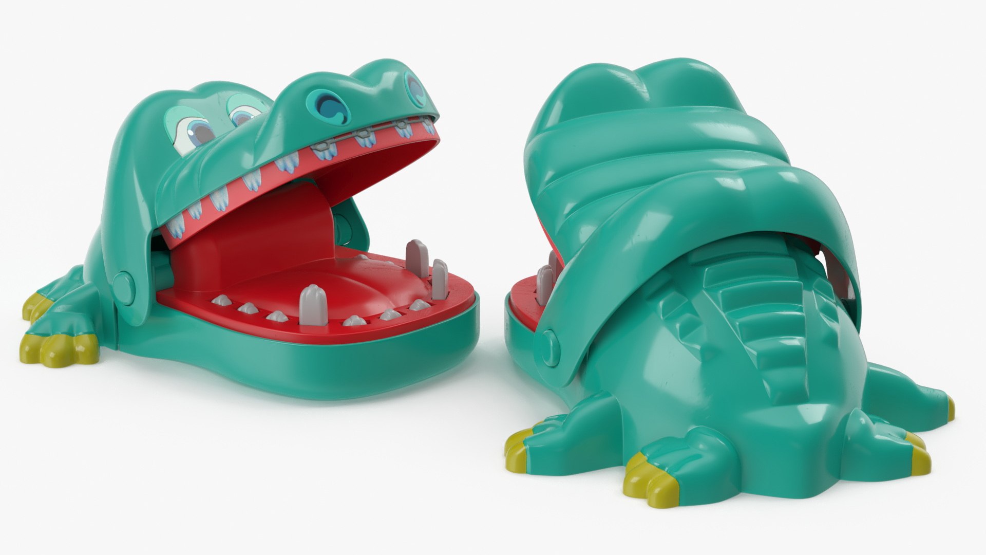 3D Sky Blue Crocodile Dentist - TurboSquid 2370112