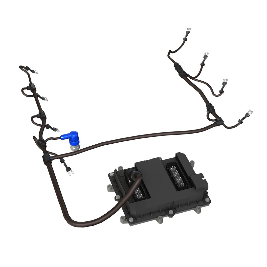 Injection V8 Engine 8 3d Model