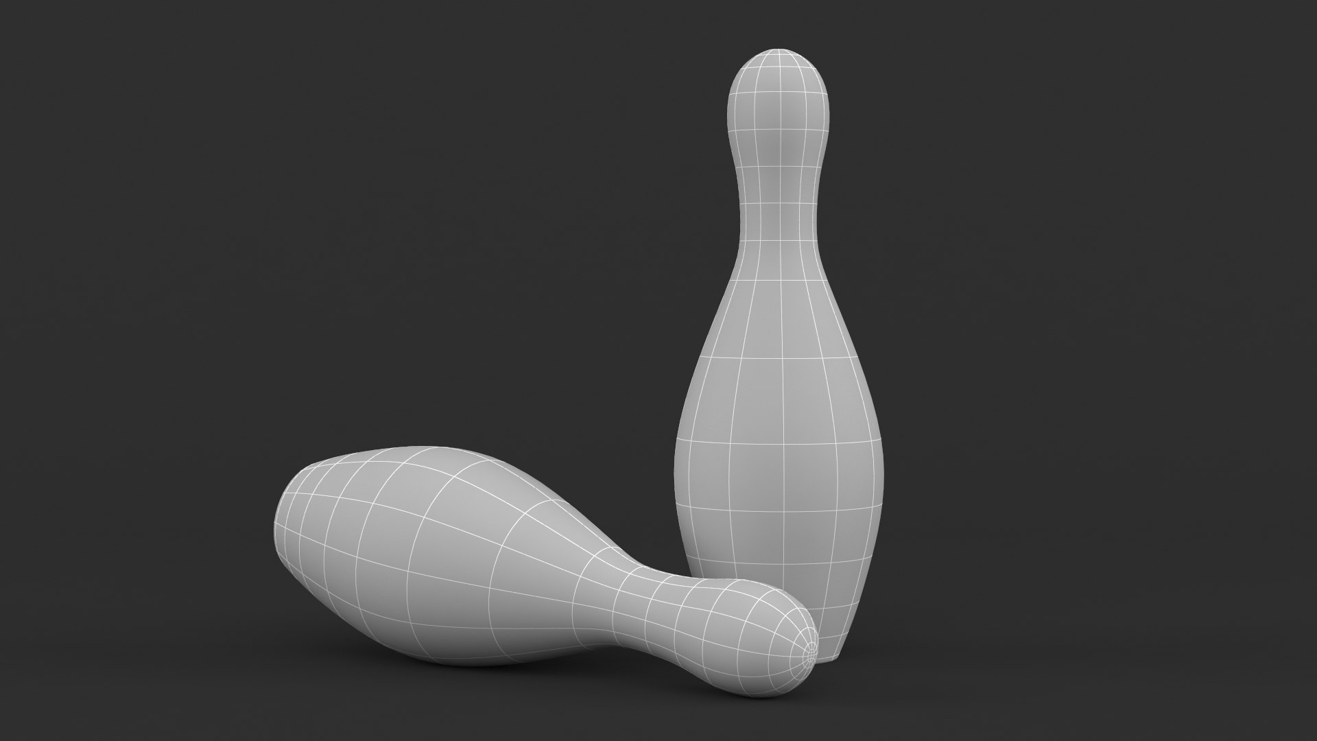 Bowling Ball And Pins 3D Model - TurboSquid 2080158