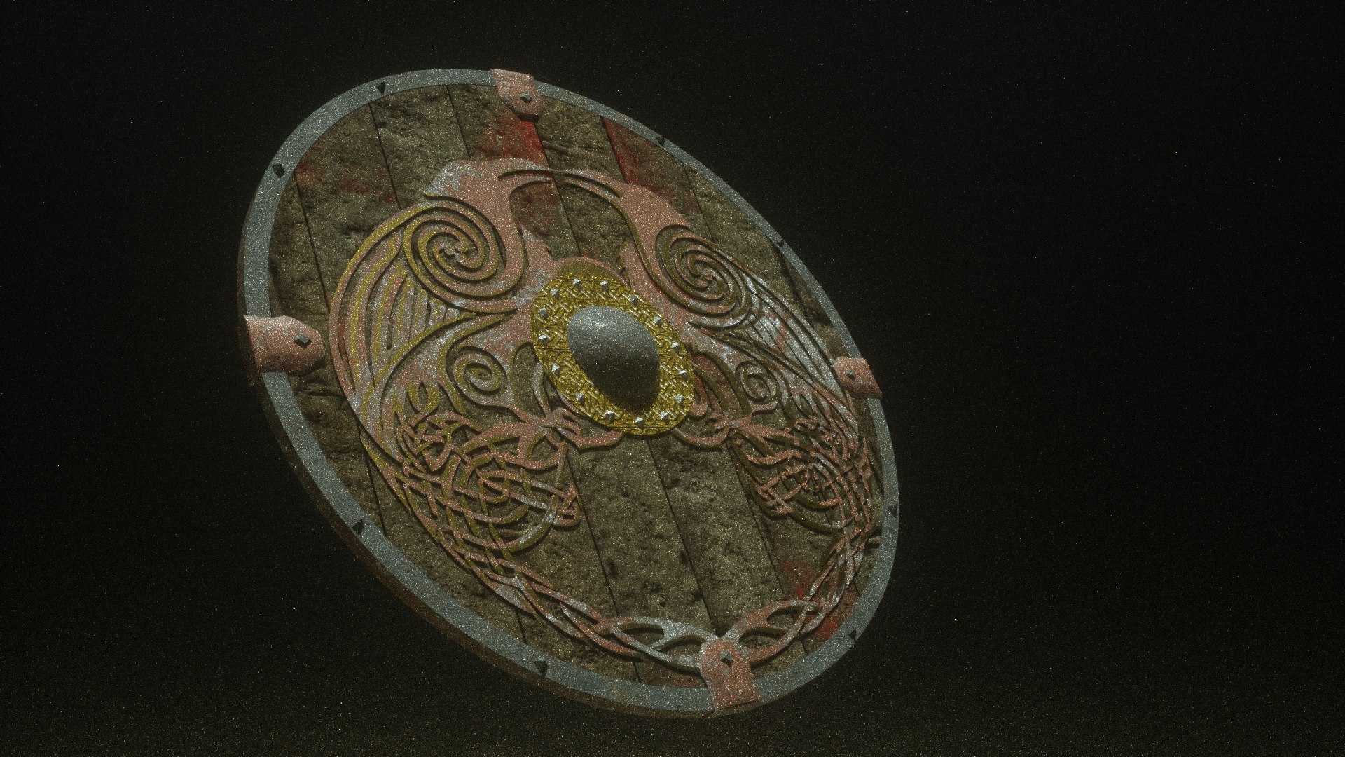 3D Viking Shield Model - TurboSquid 2002281