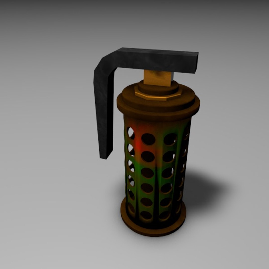 cinema4d military flash grenade