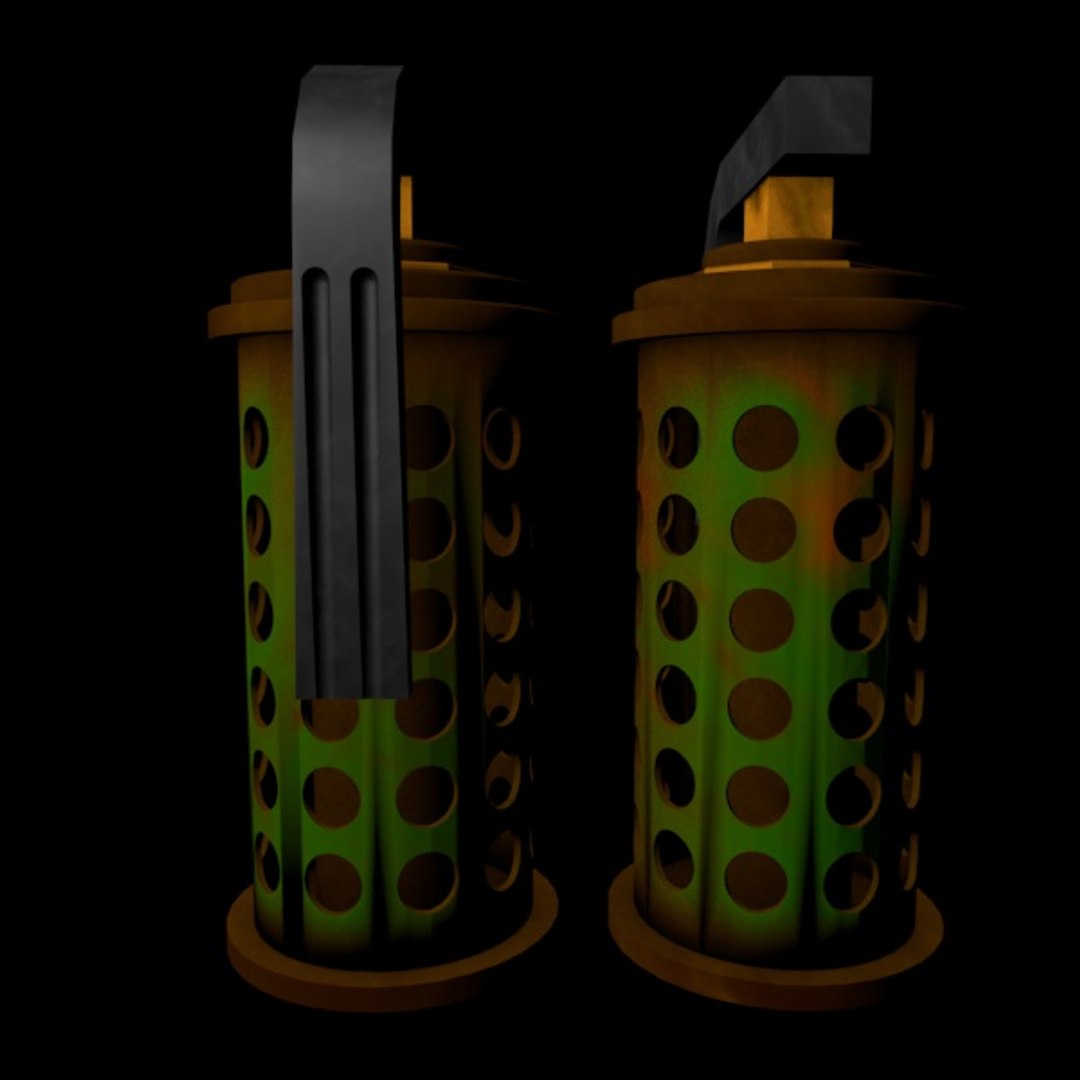 cinema4d military flash grenade