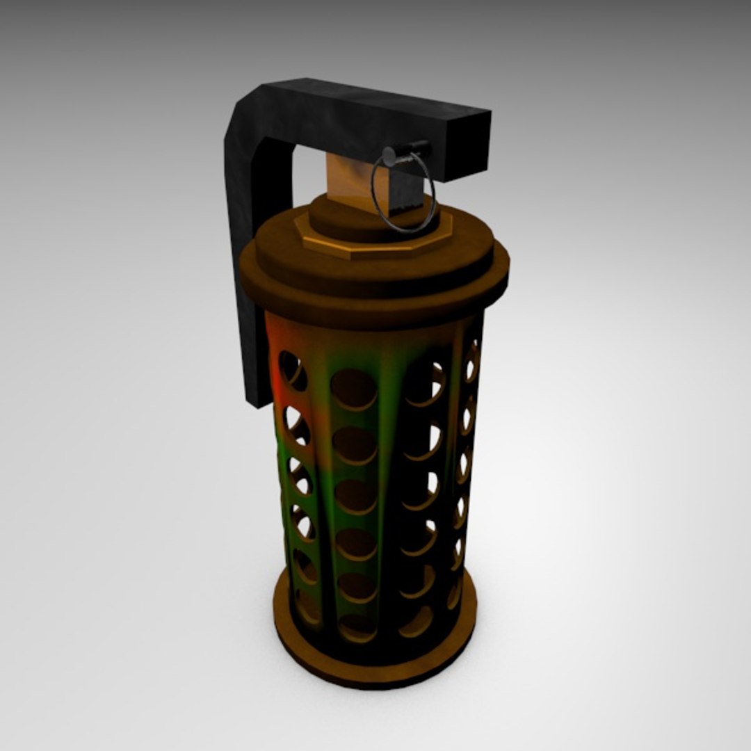 cinema4d military flash grenade