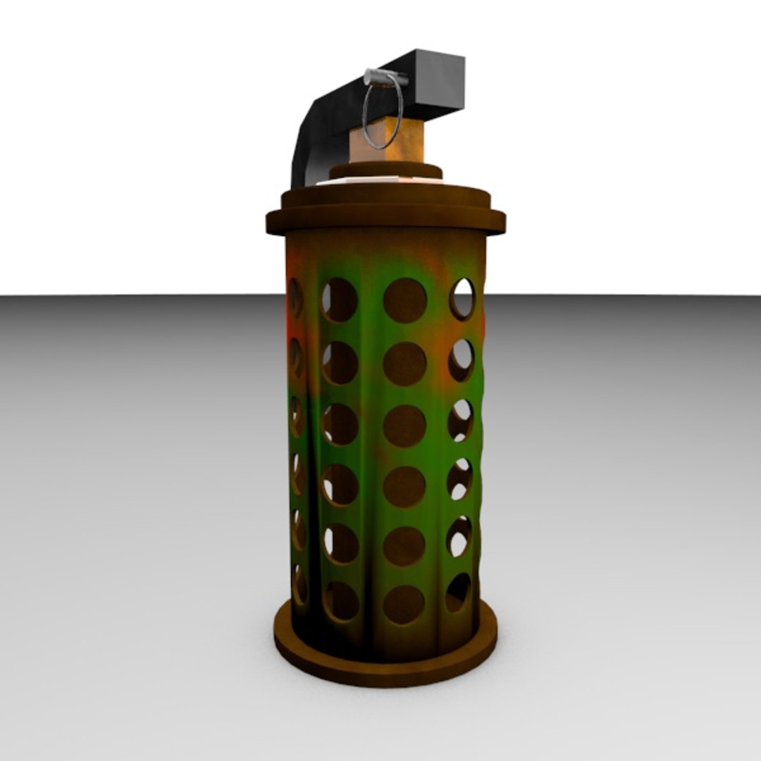 cinema4d military flash grenade