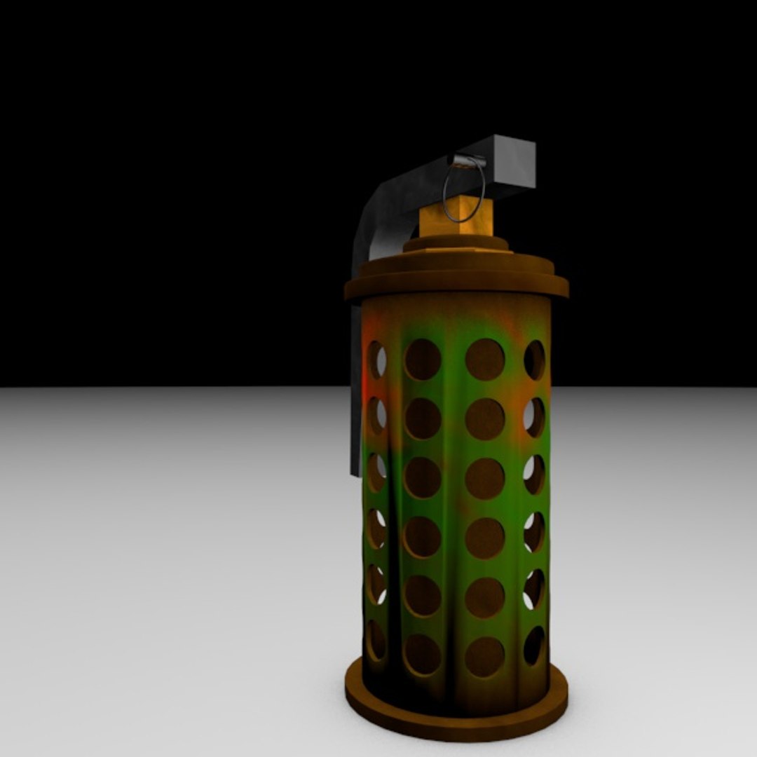cinema4d military flash grenade