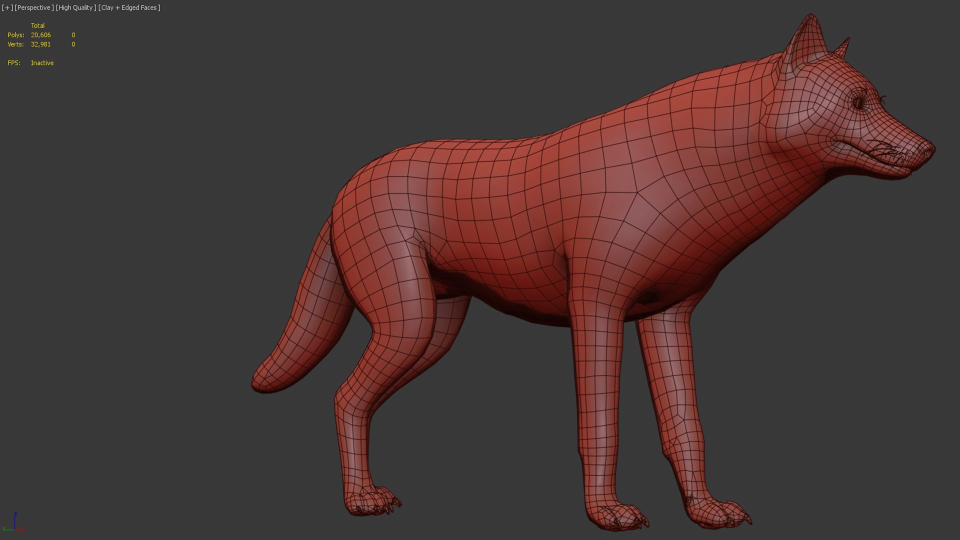 Realistic Wolf 3D Model - TurboSquid 1713911