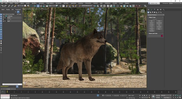 Realistic wolf 3D model - TurboSquid 1713911