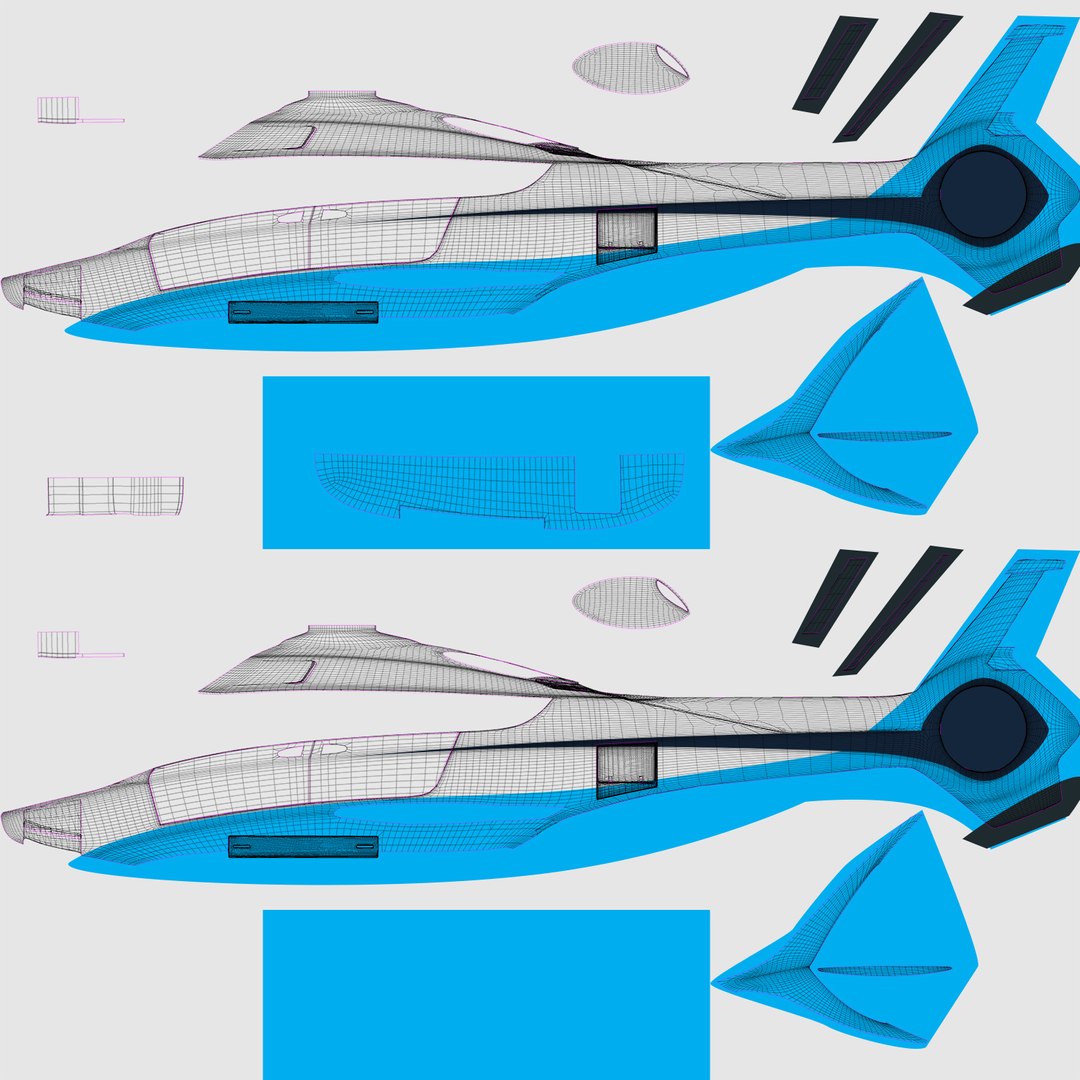 3D model fictional helicopter - TurboSquid 1276629