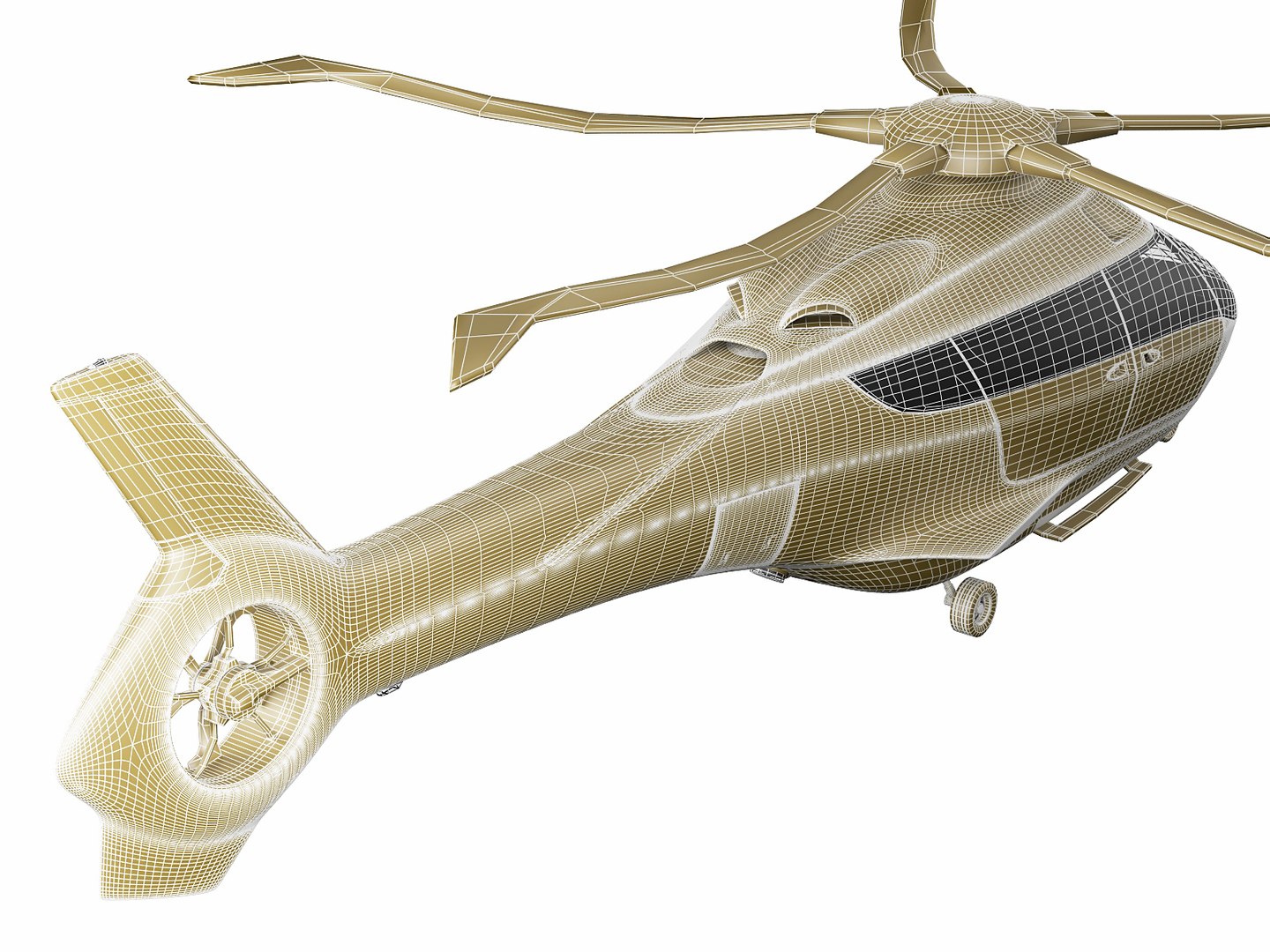3D model fictional helicopter - TurboSquid 1276629