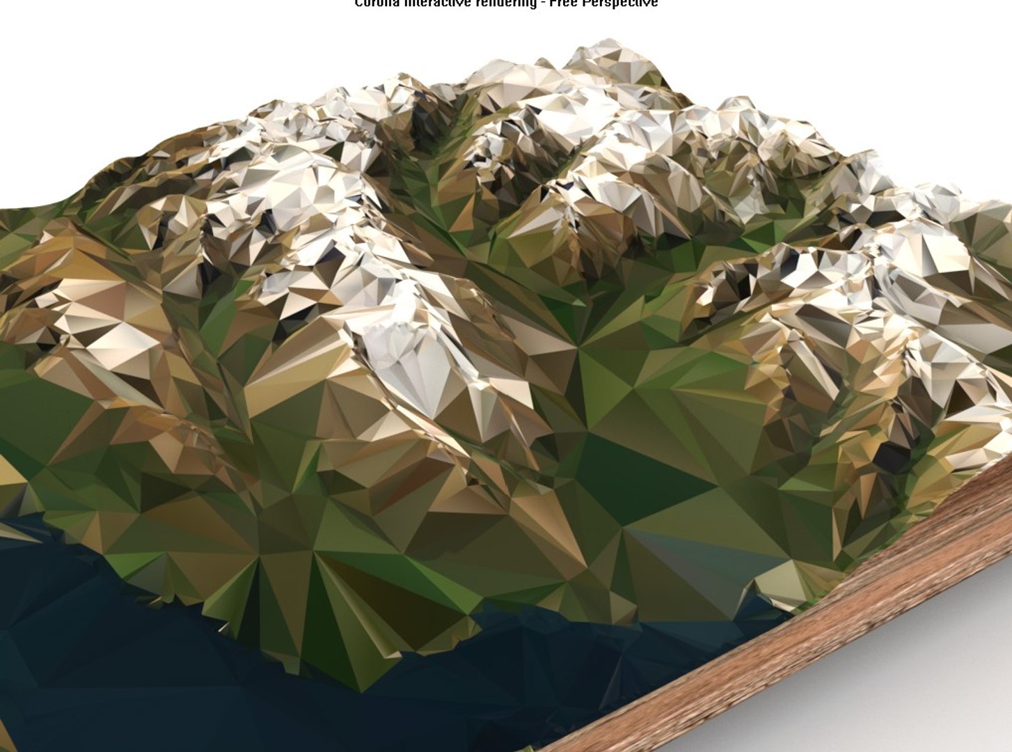 Mountain Landscape 3D Model - TurboSquid 1632424
