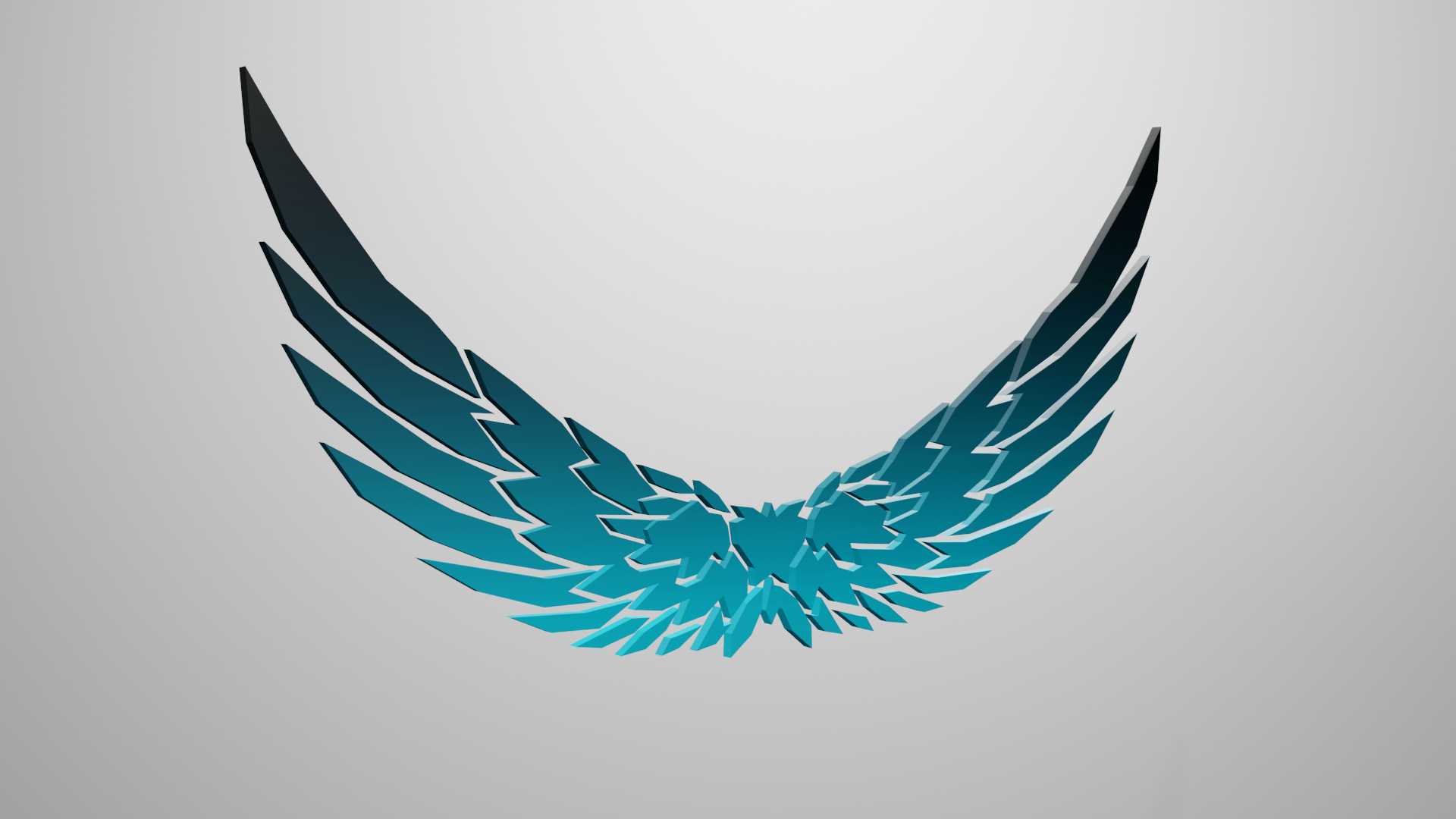 3D Wings Blue - TurboSquid 2285283
