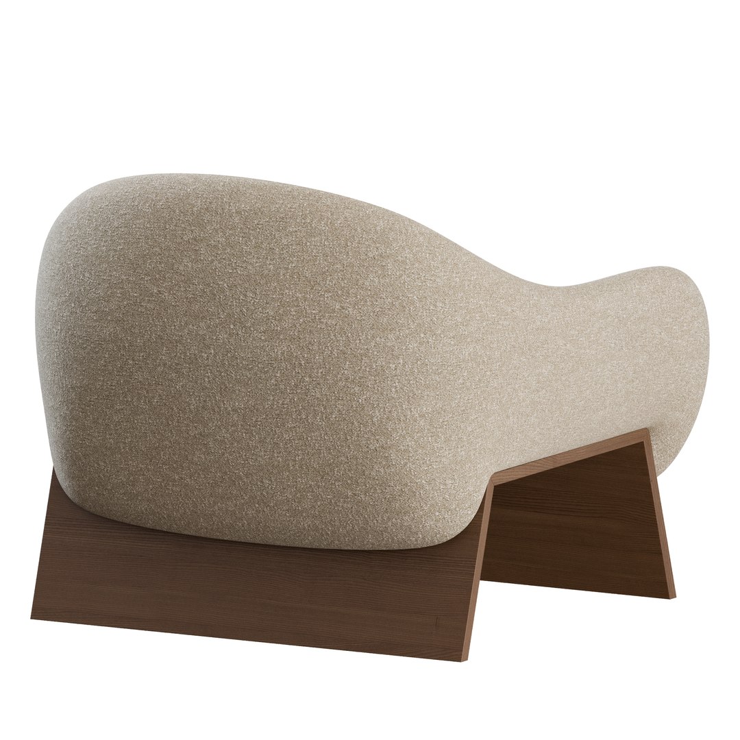 Boolean Armchair By Bonaldo 3D Model - TurboSquid 2246090
