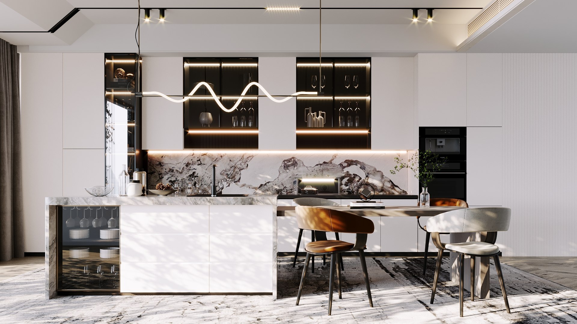 3D Kitchen Collection 02-UE5-Blender-Cinema4D-Sketchup-3DsMax-FBX-OBJ ...