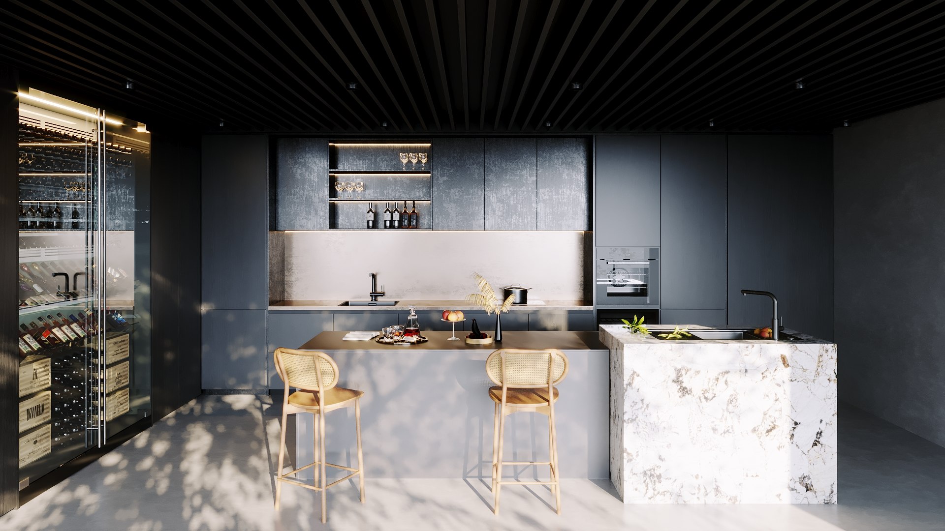 3D Kitchen Collection 02-UE5-Blender-Cinema4D-Sketchup-3DsMax-FBX-OBJ ...