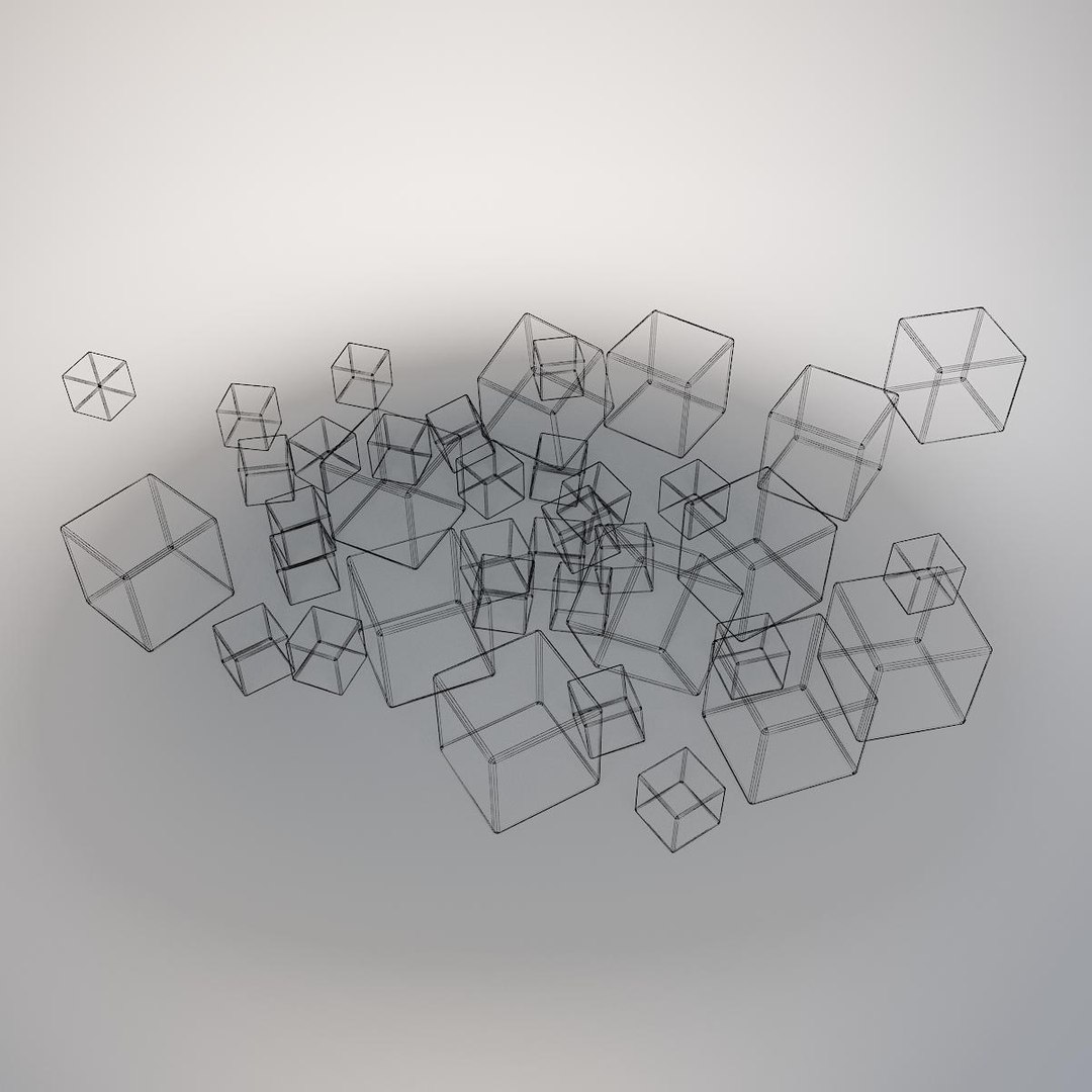Alphabet Number Cube 2 3d Model