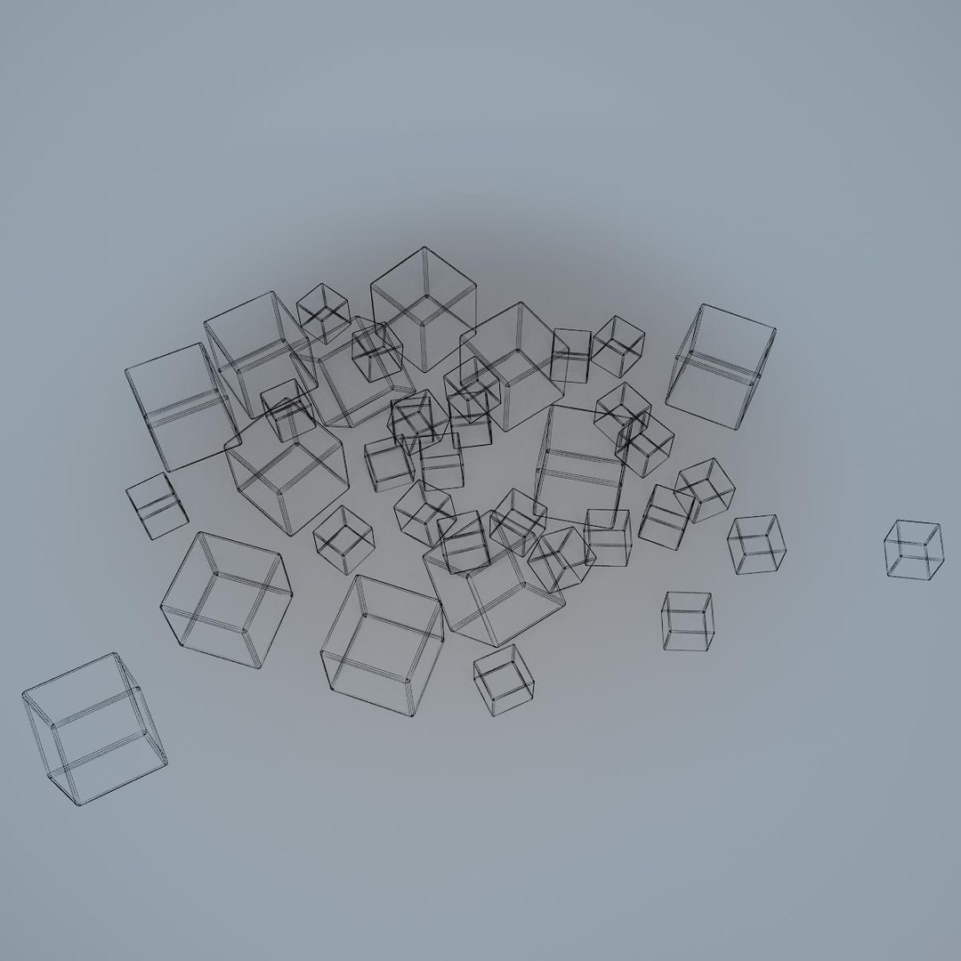 Alphabet Number Cube 2 3d Model