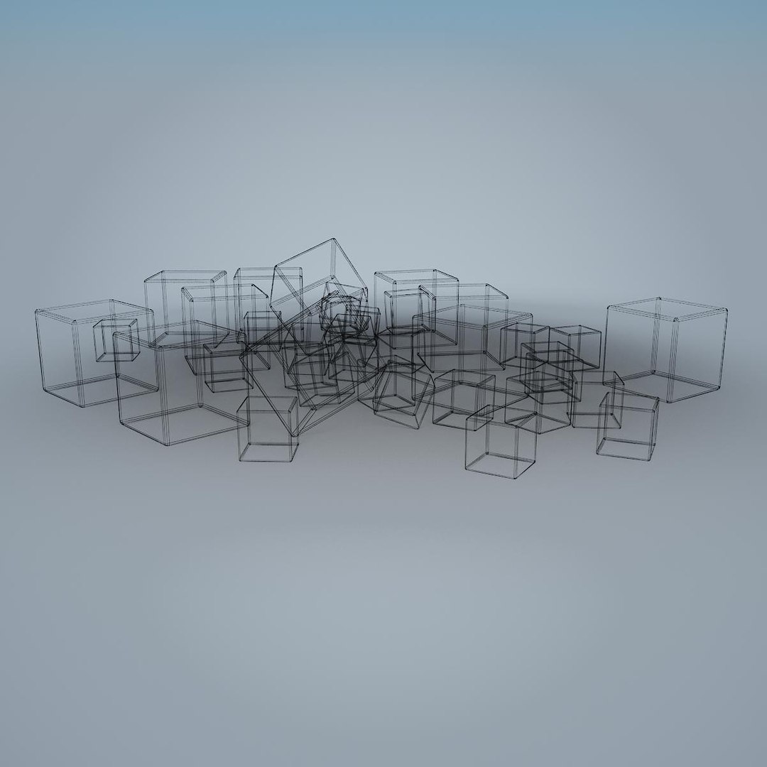 Alphabet Number Cube 2 3d Model