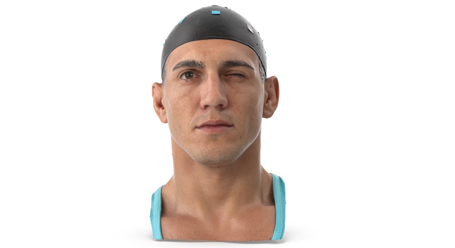 3D Mike Human Head Eyes - TurboSquid 1621467