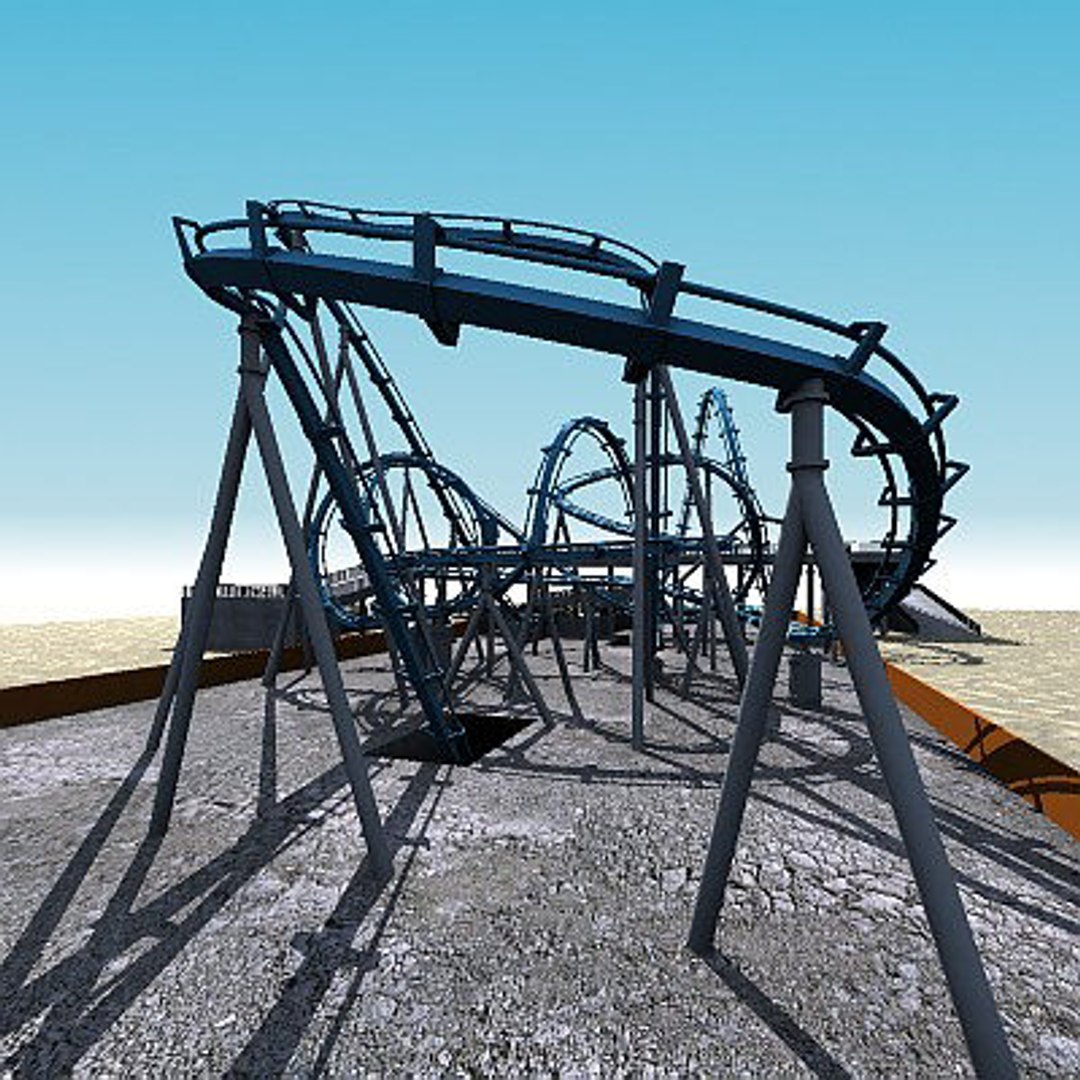 Rollercoaster Track Ride 3d Model