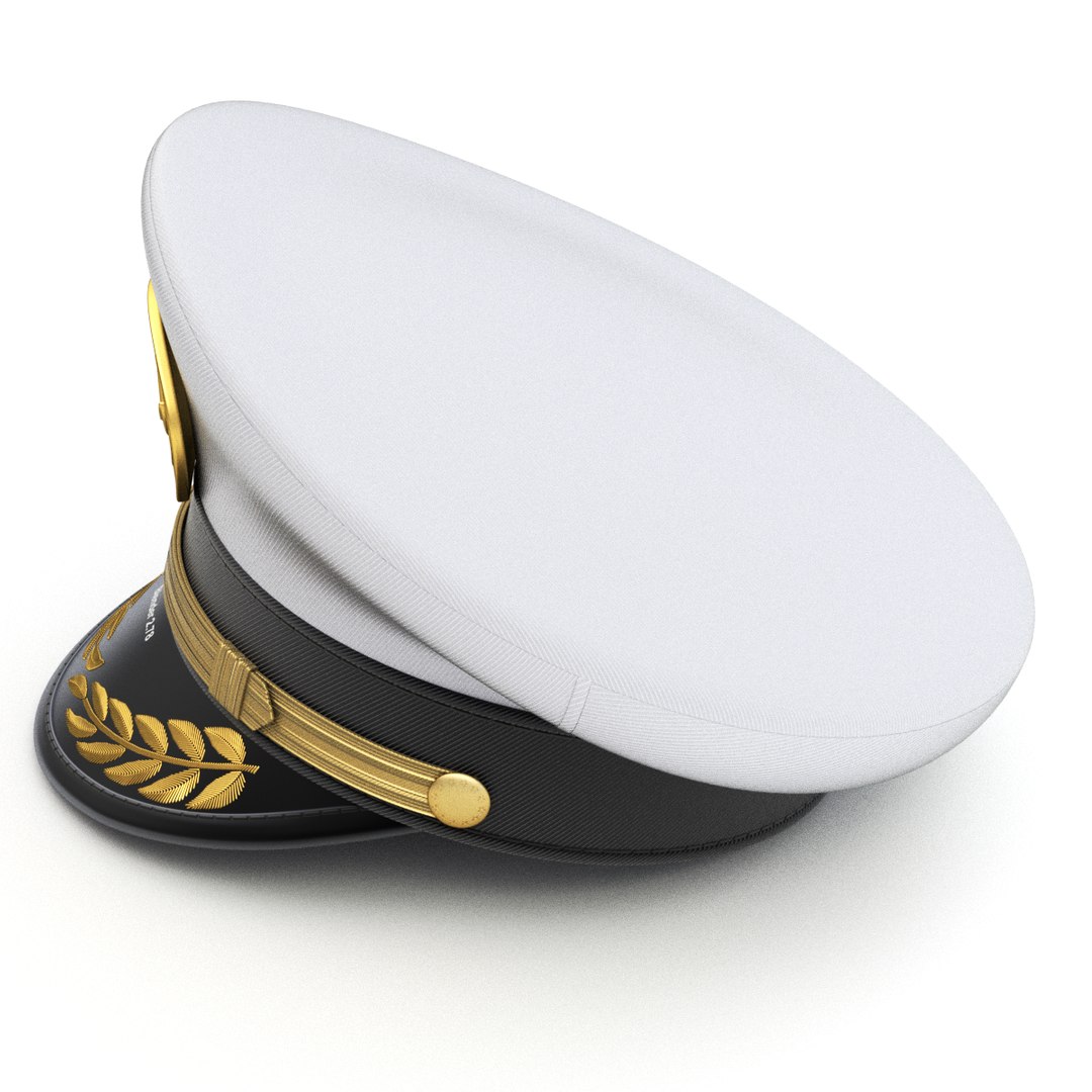 3D Cap Captain Hat - TurboSquid 1303633