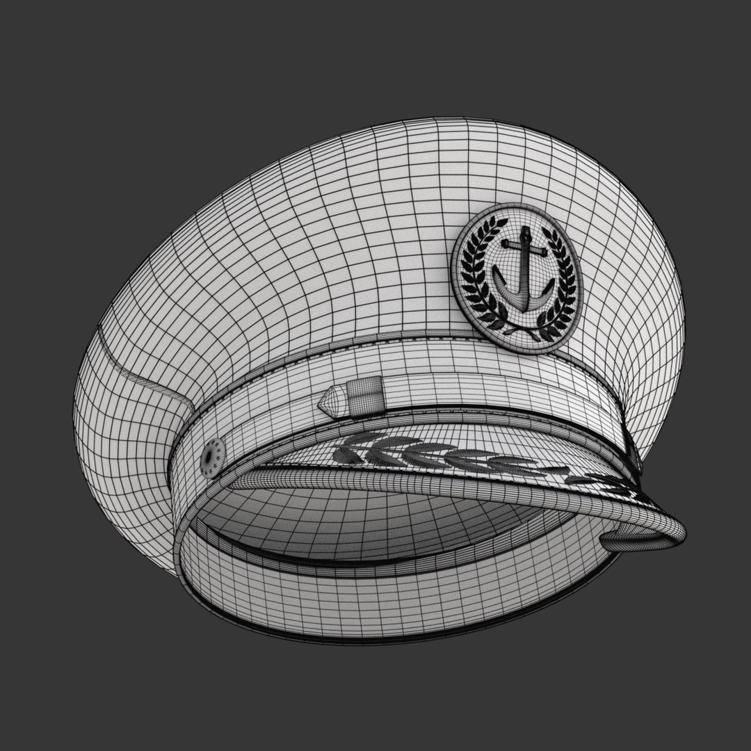 3D cap captain hat - TurboSquid 1303633