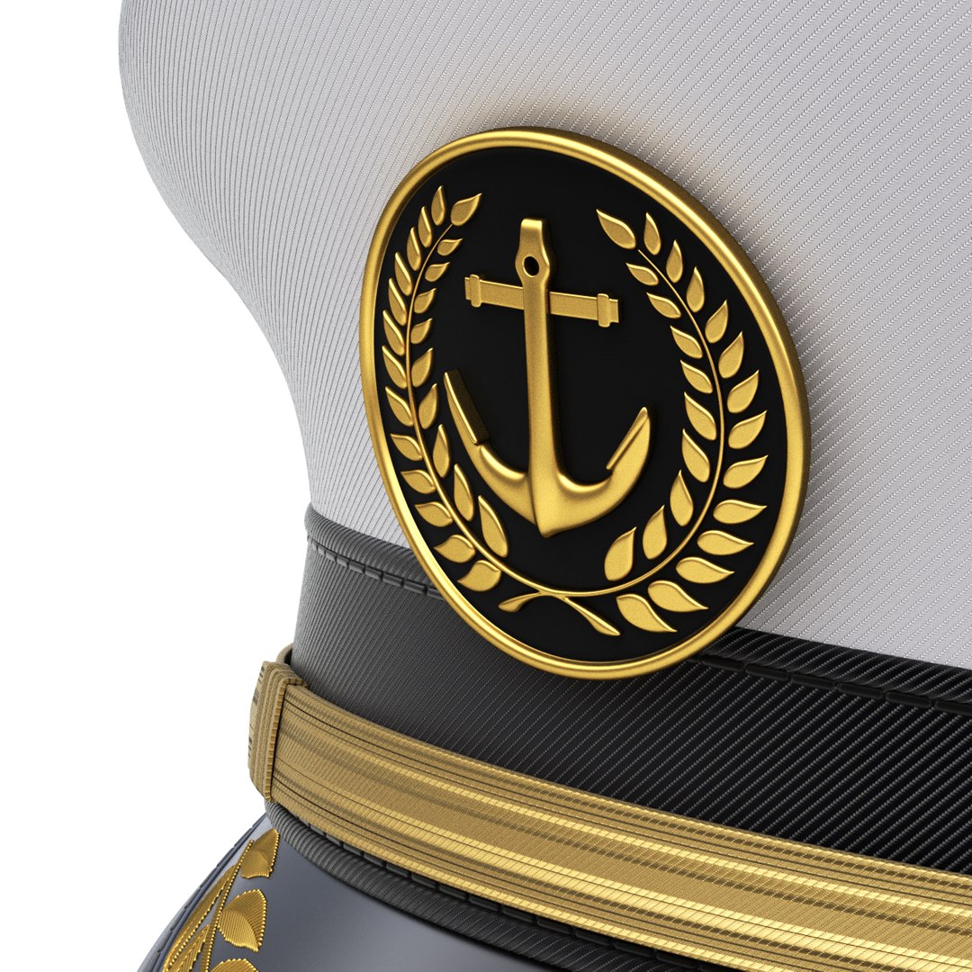 3D Cap Captain Hat - TurboSquid 1303633