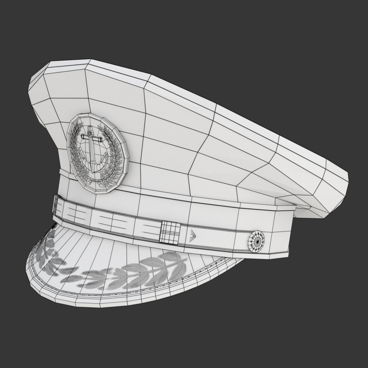 3D cap captain hat - TurboSquid 1303633