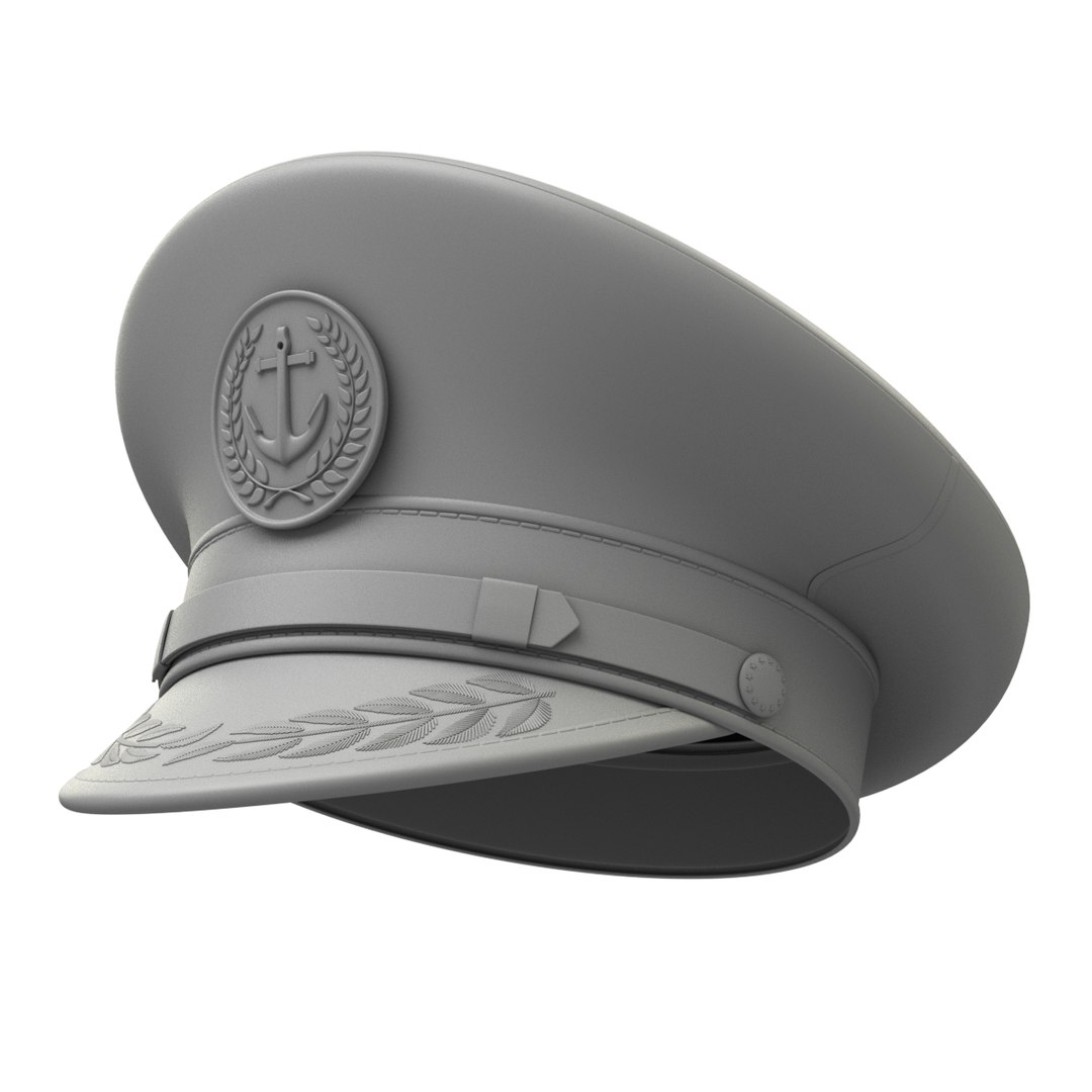 3D Cap Captain Hat - TurboSquid 1303633