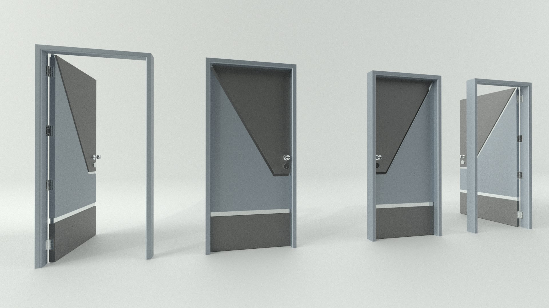 Door Sets 16 3D Model - TurboSquid 2346541
