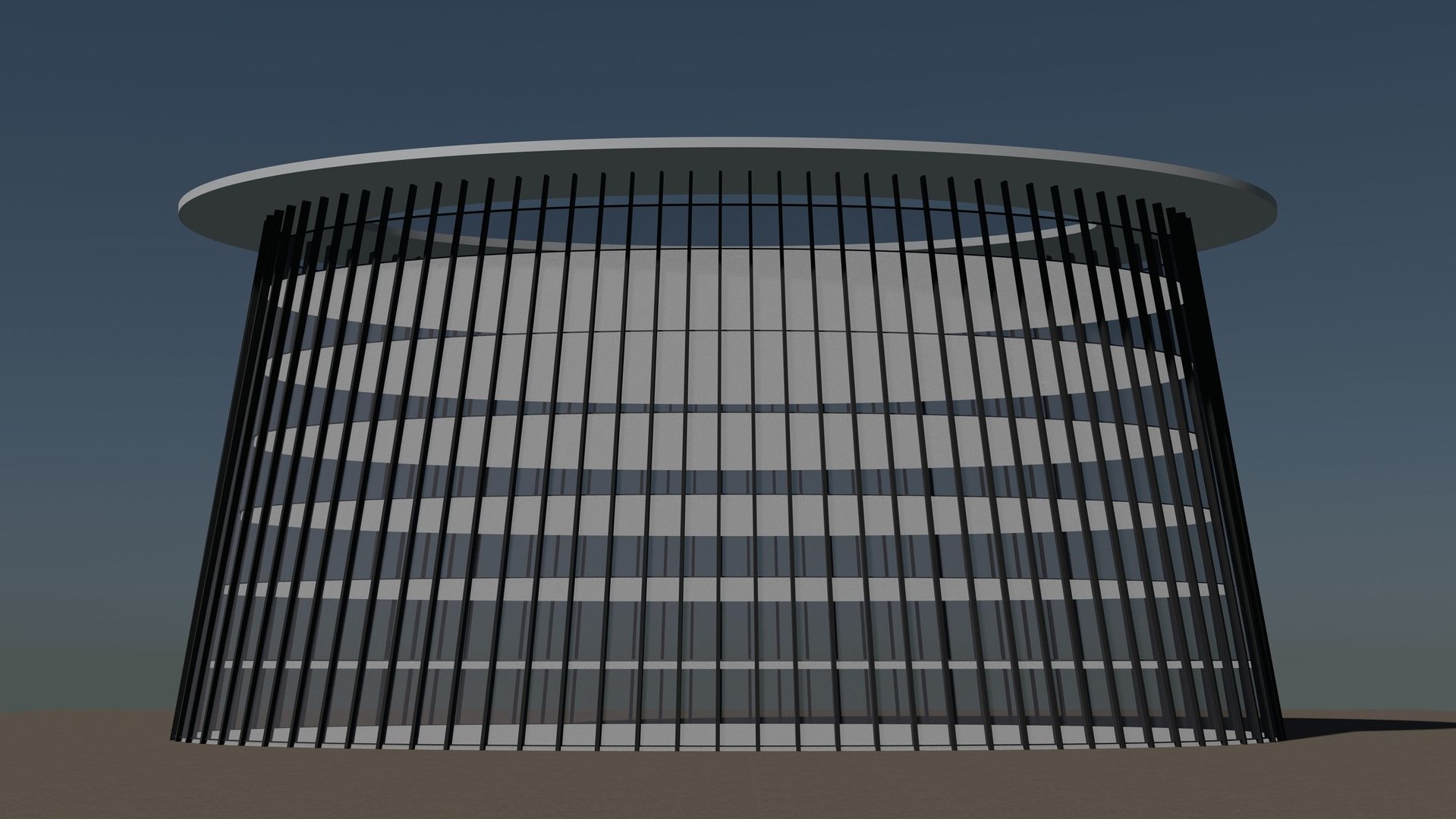 Building facade in concept 2402 3D model - TurboSquid 2171667