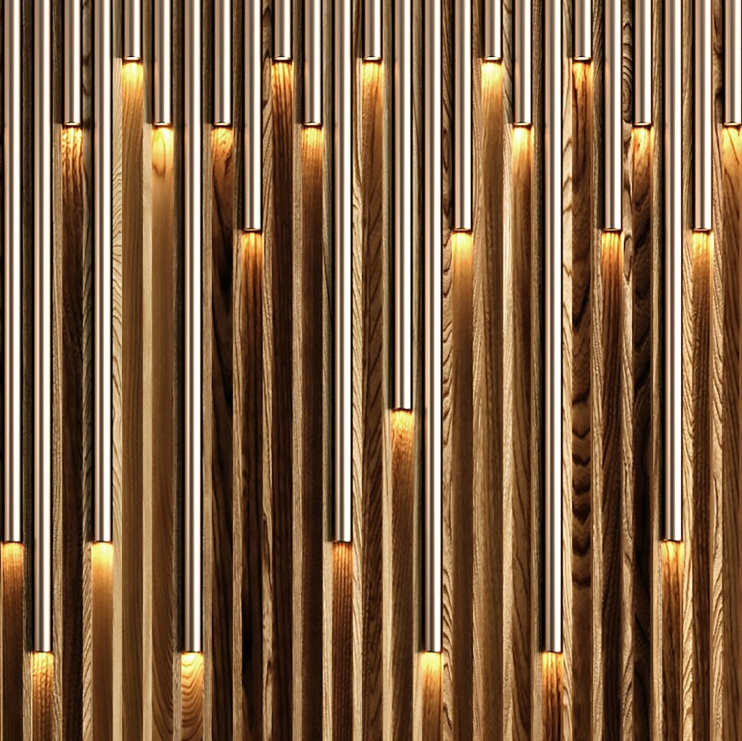 Wooden Panels Led 3D Model - TurboSquid 1503364