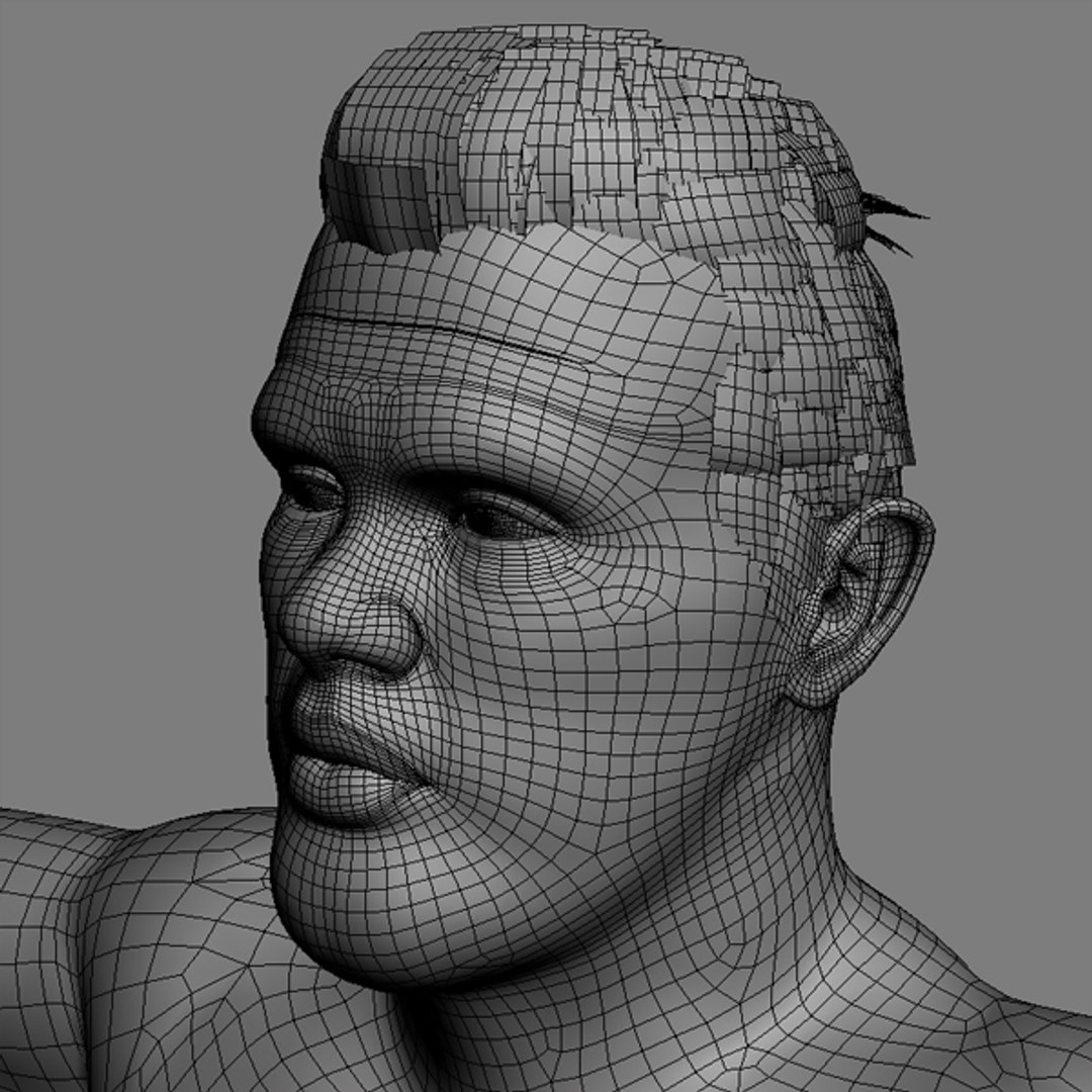 Ppl01 Fat Man Adrien 3d Max