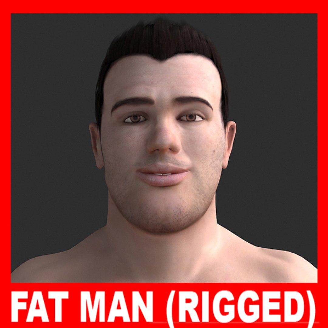 Ppl01 Fat Man Adrien 3d Max